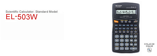 Scientific Calculators : SHARP